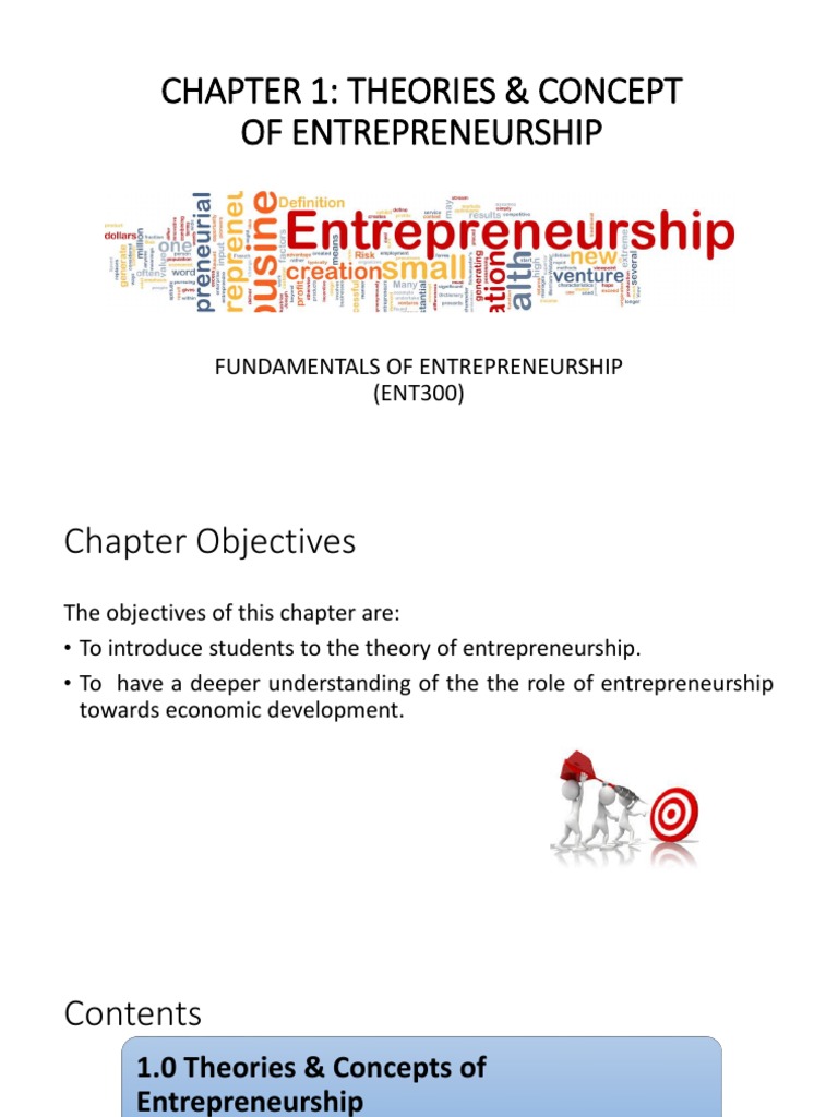 C1 Theories and Concepts of Entrepreneurship | PDF | Entrepreneurship | Economies