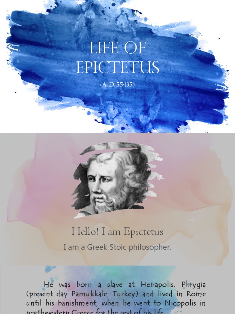 Life of Epictetus | PDF | Epictetus | Philosophical Theories