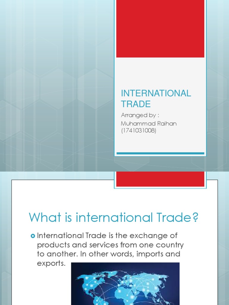 Understanding International Trade Basics | PDF | Politics