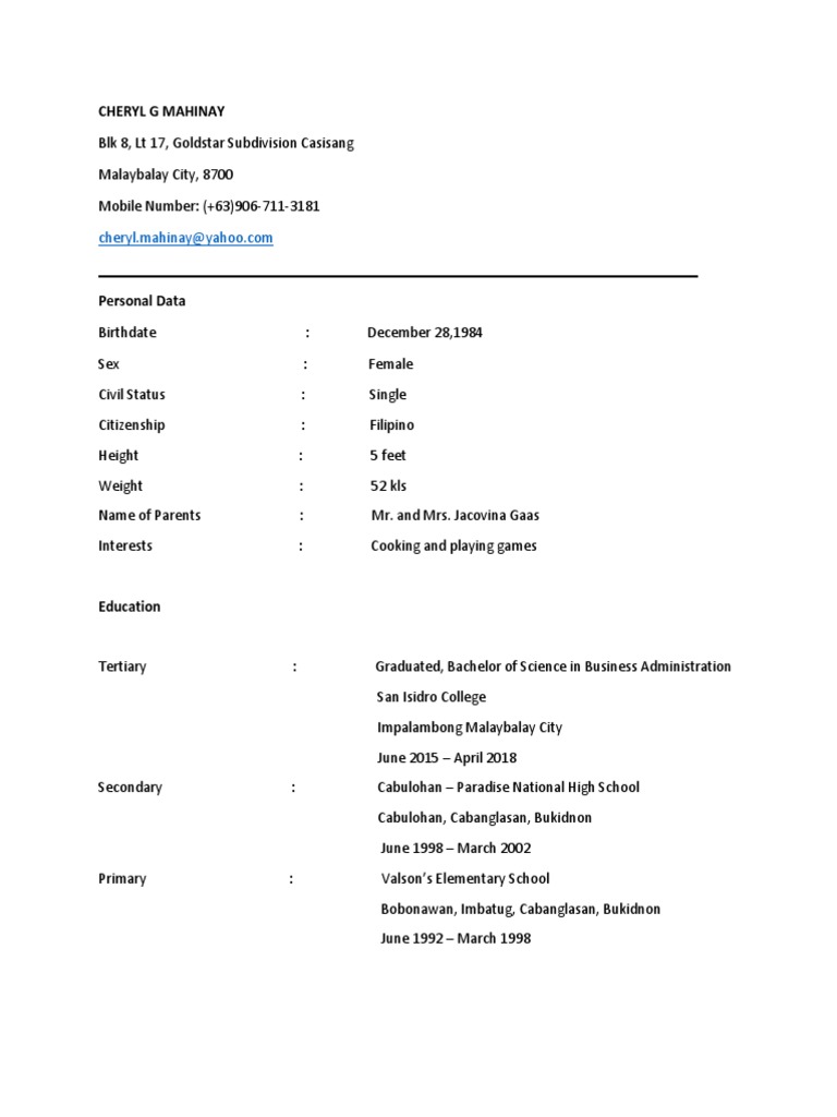 Resume PDF | PDF | Behavior Modification | Schools