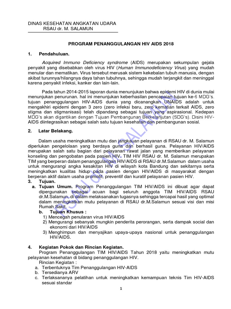 Program Penanggulangan Hiv | PDF