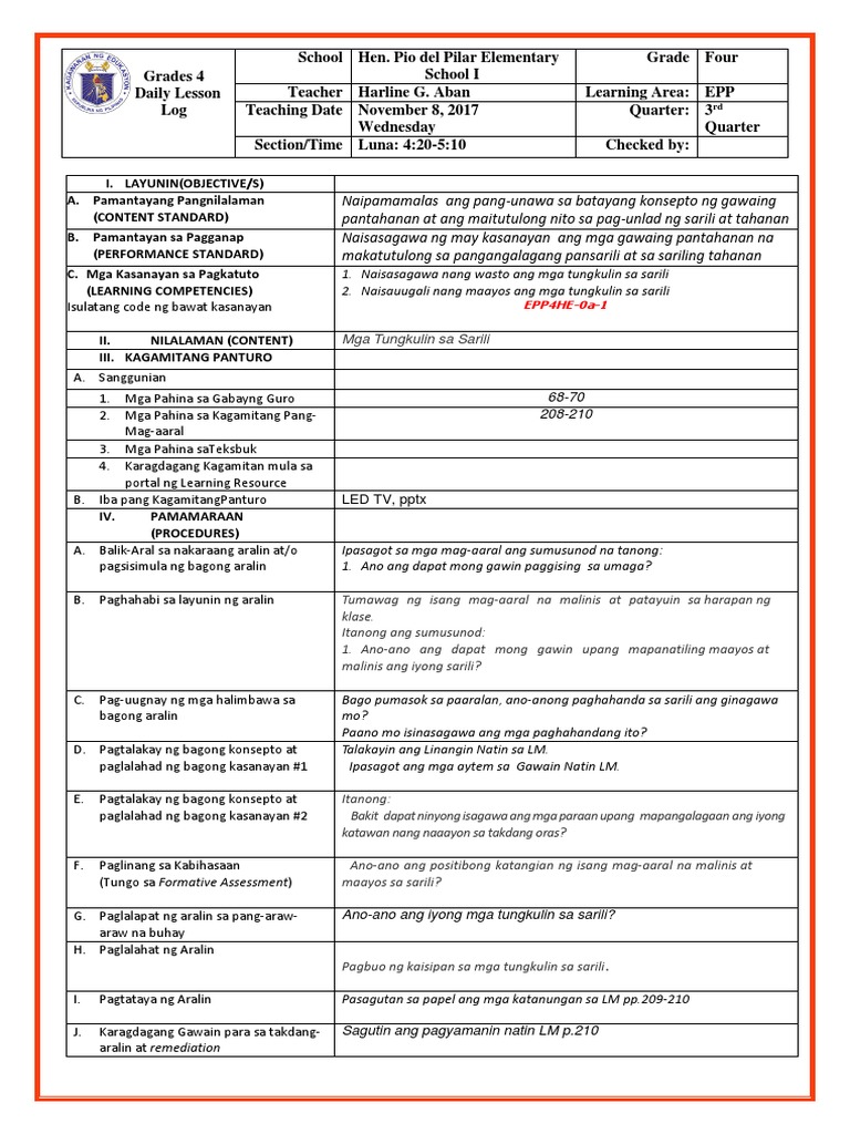DLL 1 Epp | PDF