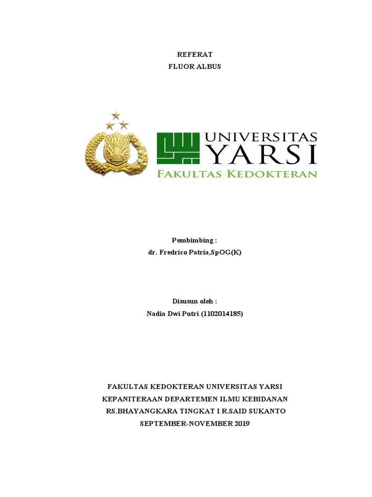 Fluor Albus: Tinjauan dan Penanganan | PDF | Kesehatan Holistik | Sains ...