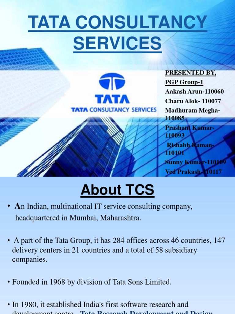 Tata Consultancy Services | PDF | Strategic Management | Cloud Computing