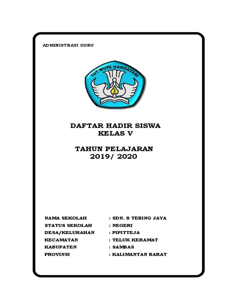 Daftar Hadir Siswa SDN 8 Tebing Jaya | PDF | Griya & Taman