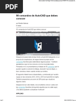 50 Comandos de AutoCAD Que Debes Conocer | PDF | Cad automático | Archivo de computadora