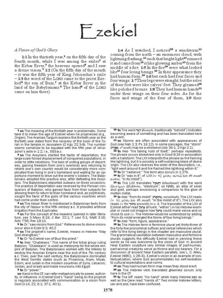 Book of Ezekiel PDF | PDF | Babylon | Hebrew Language