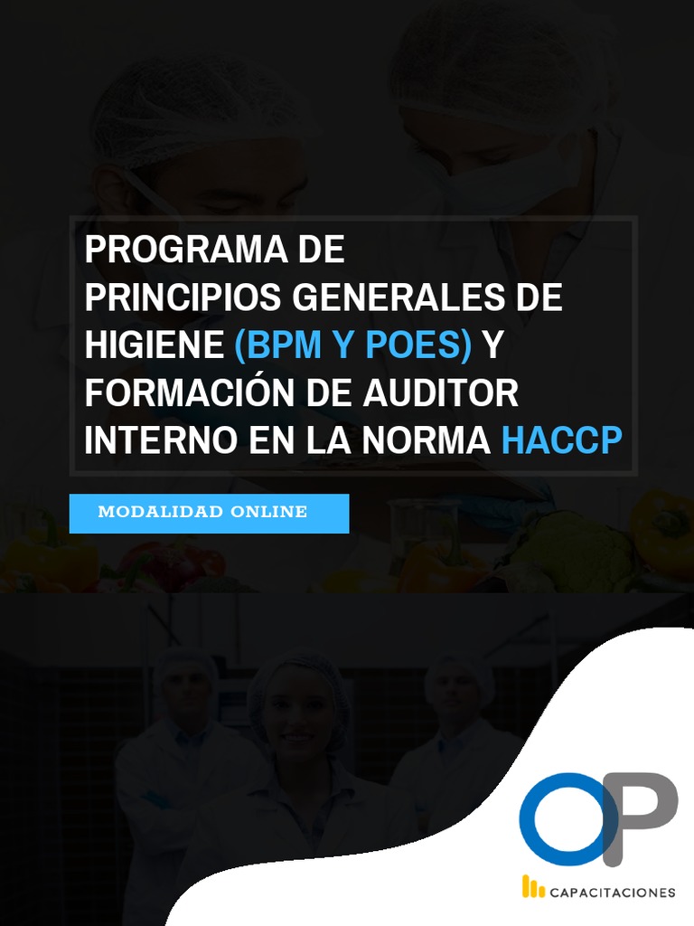 HCCP | PDF | Análisis de Riesgo y Puntos Críticos de Control | Gestión ...