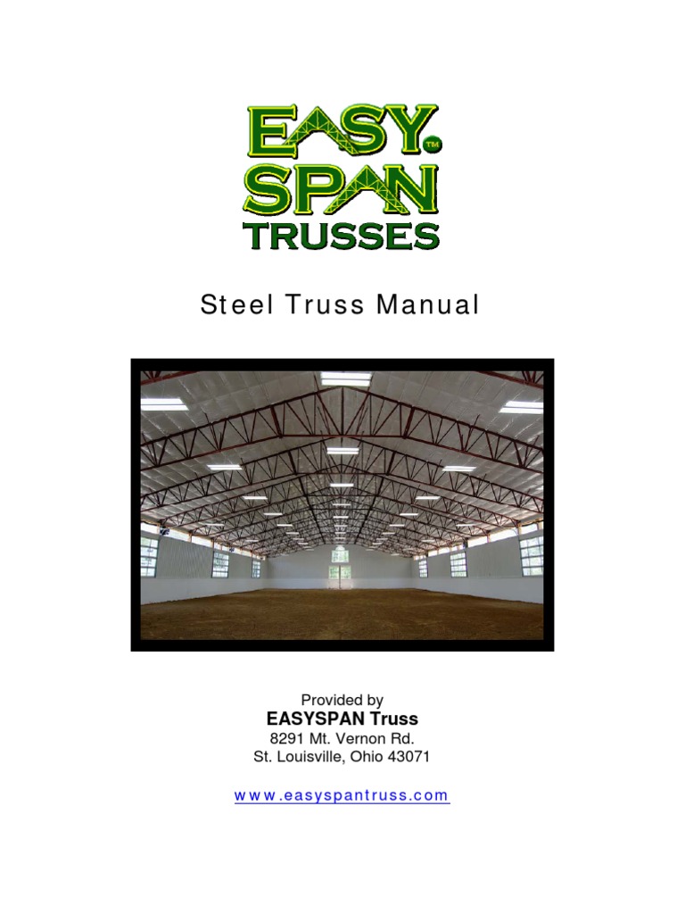 Steel Truss Manual | PDF | Truss | Framing (Construction)