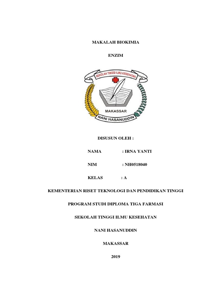 Makalah Enzim | PDF