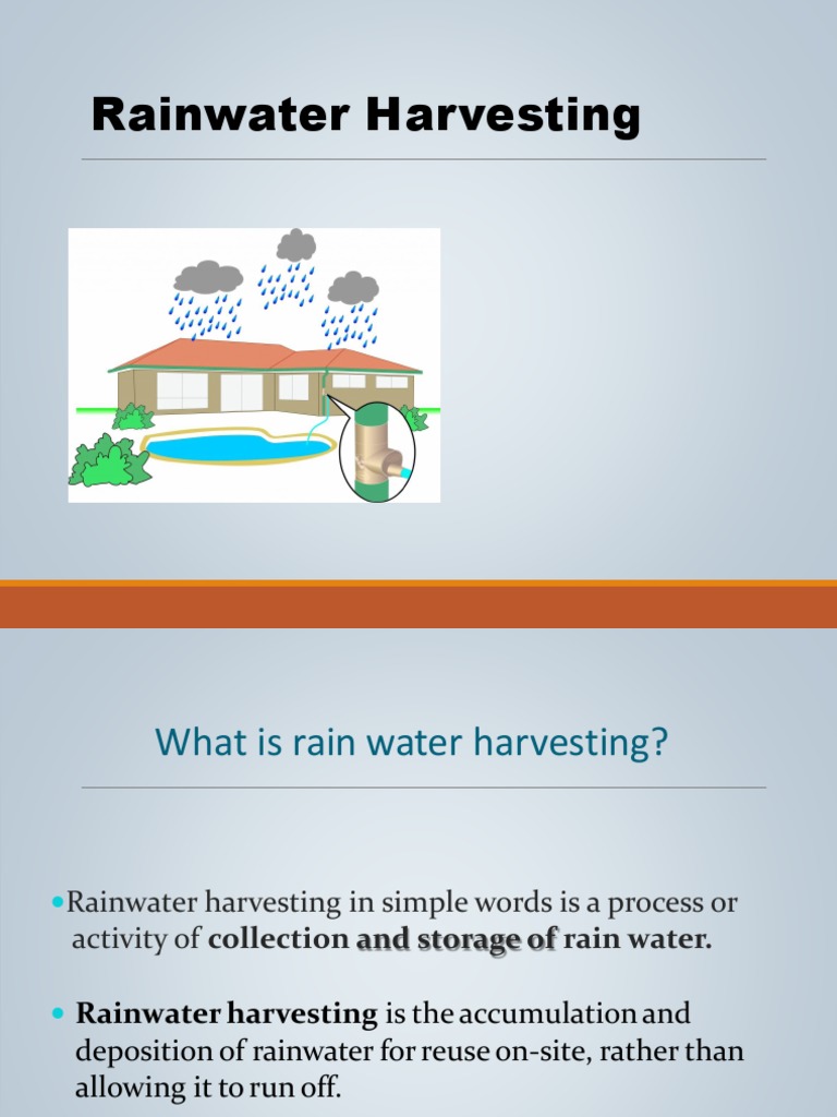 Rain Water | PDF | Science & Mathematics | Technology & Engineering