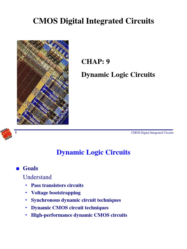 Lec 9 Dynamic Logic Circuits | PDF | Cmos | Logic Gate