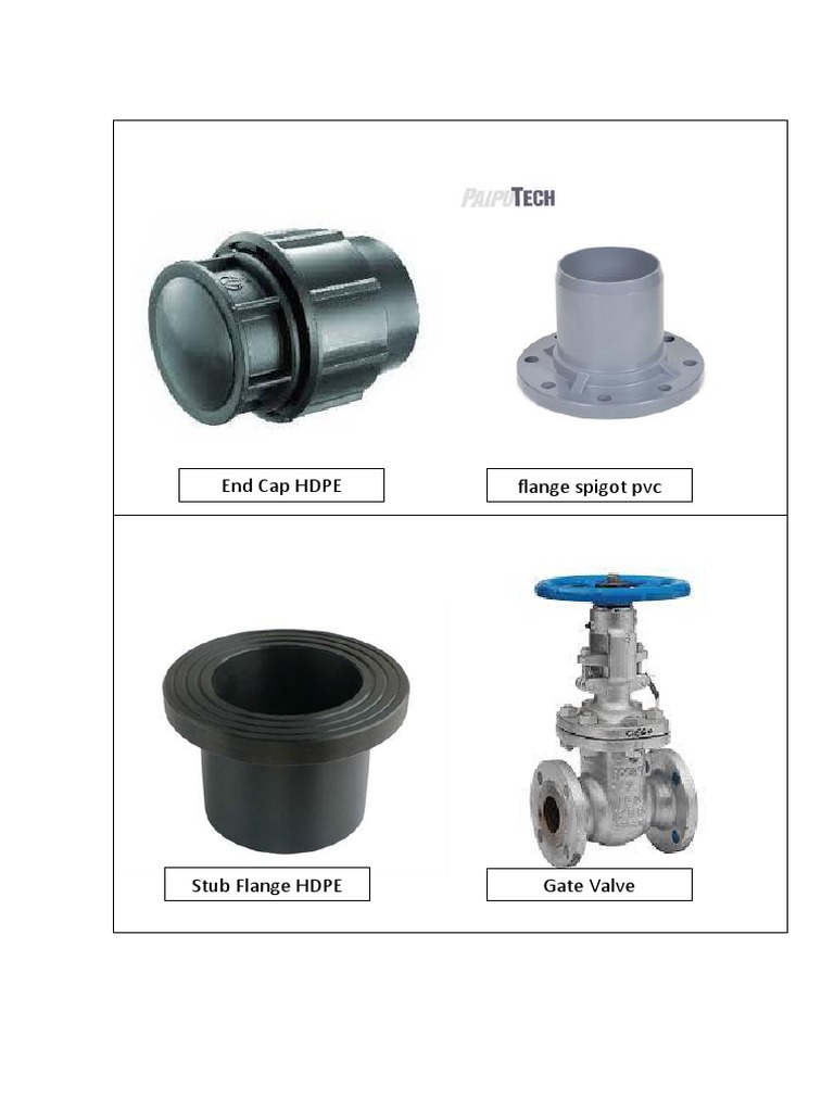 End Cap HDPE Flange Spigot PVC | PDF