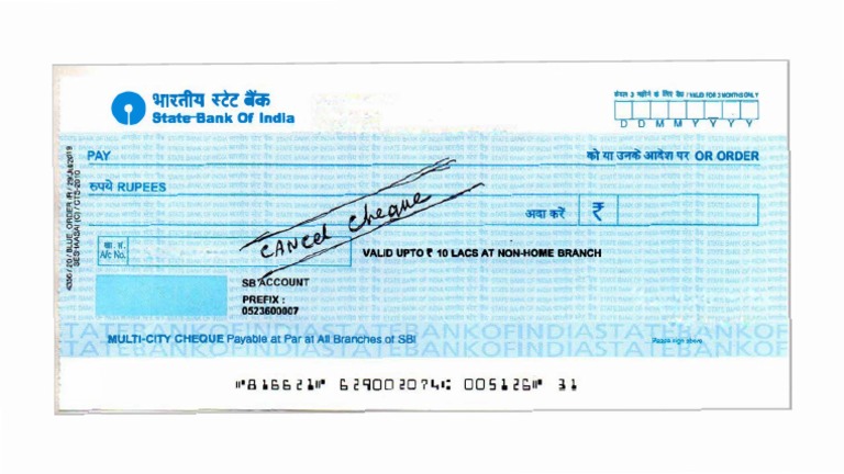 Cheque | PDF