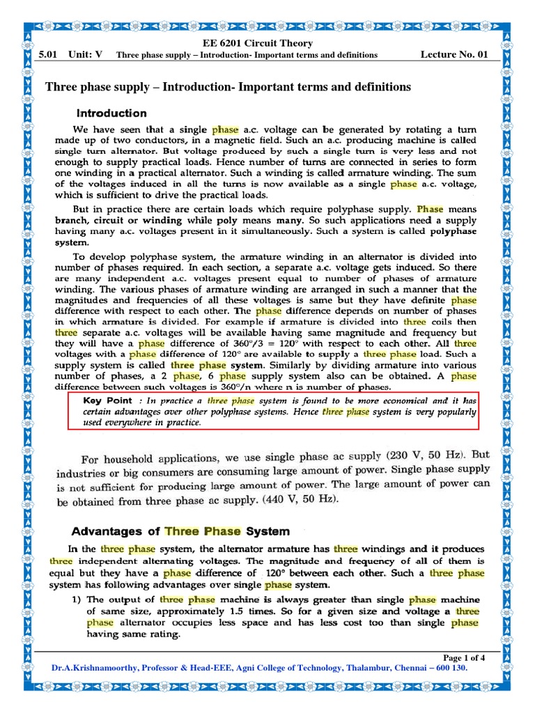 Three Phase Circuits-Theory PDF | Download Free PDF | Electronics ...