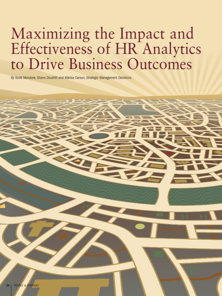 Maximizing The Impact and Effectiveness of HR Analytics To Drive Business Outcomes PDF | PDF ...