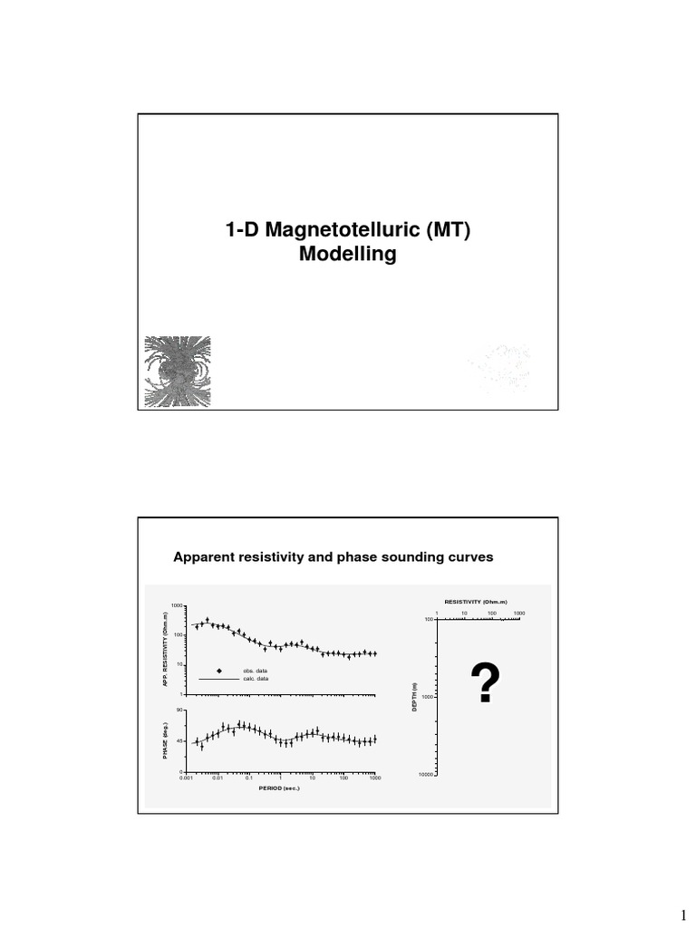 1-D MT Modelling | PDF | Physics | Electromagnetism
