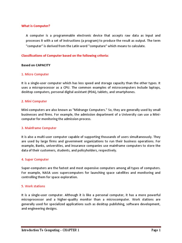 History of Computers | PDF | Integrated Circuit | Microcomputers