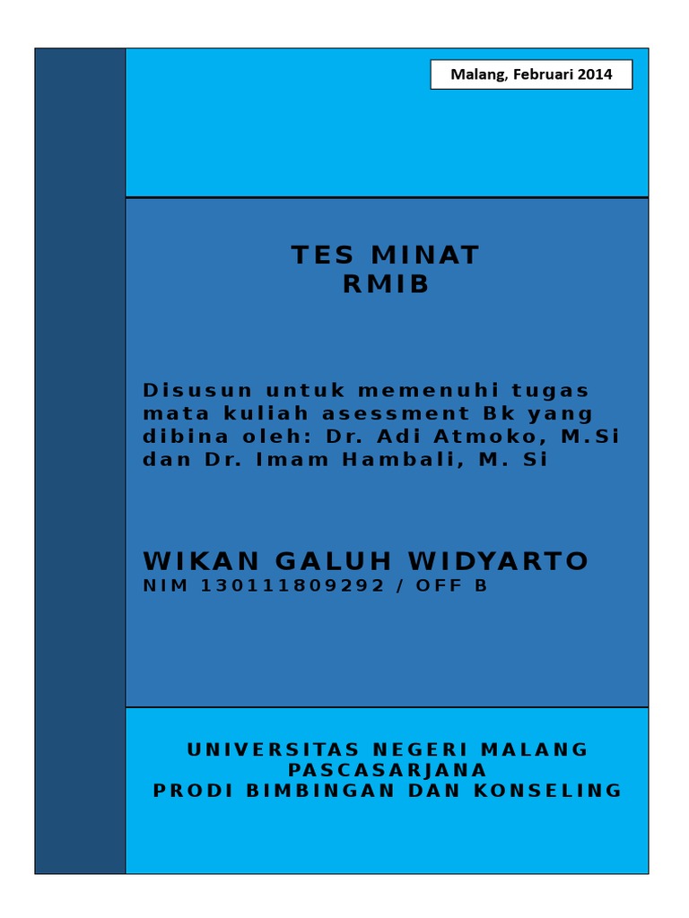 Tes Minat RMIB | PDF