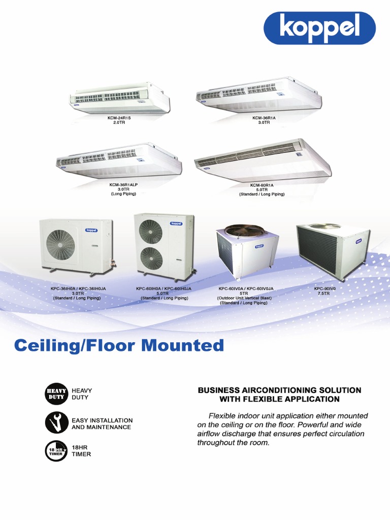 Koppel Ceiling Mounted Brochure | PDF