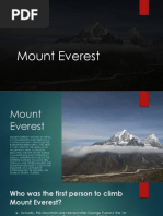 Everest Quiz: Facts and Borders | PDF | Mount Everest | Mountains