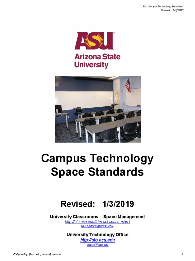 ASU Classroom Design Standards | PDF | Classroom | Door