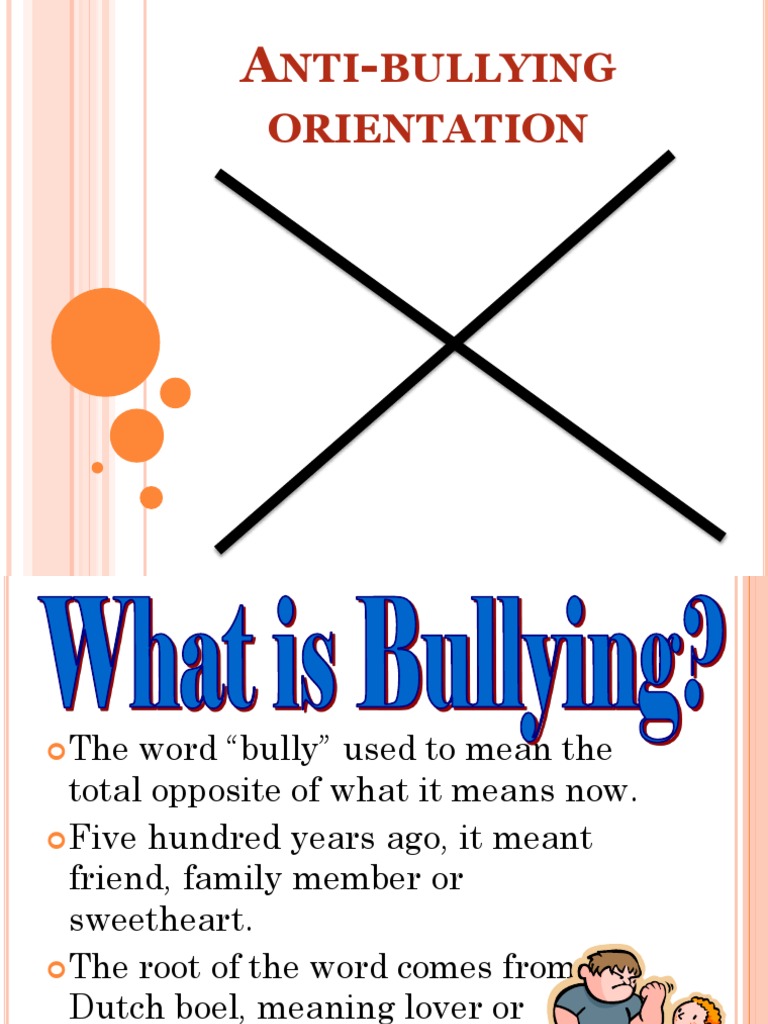 Anti Bullying Presentation | PDF