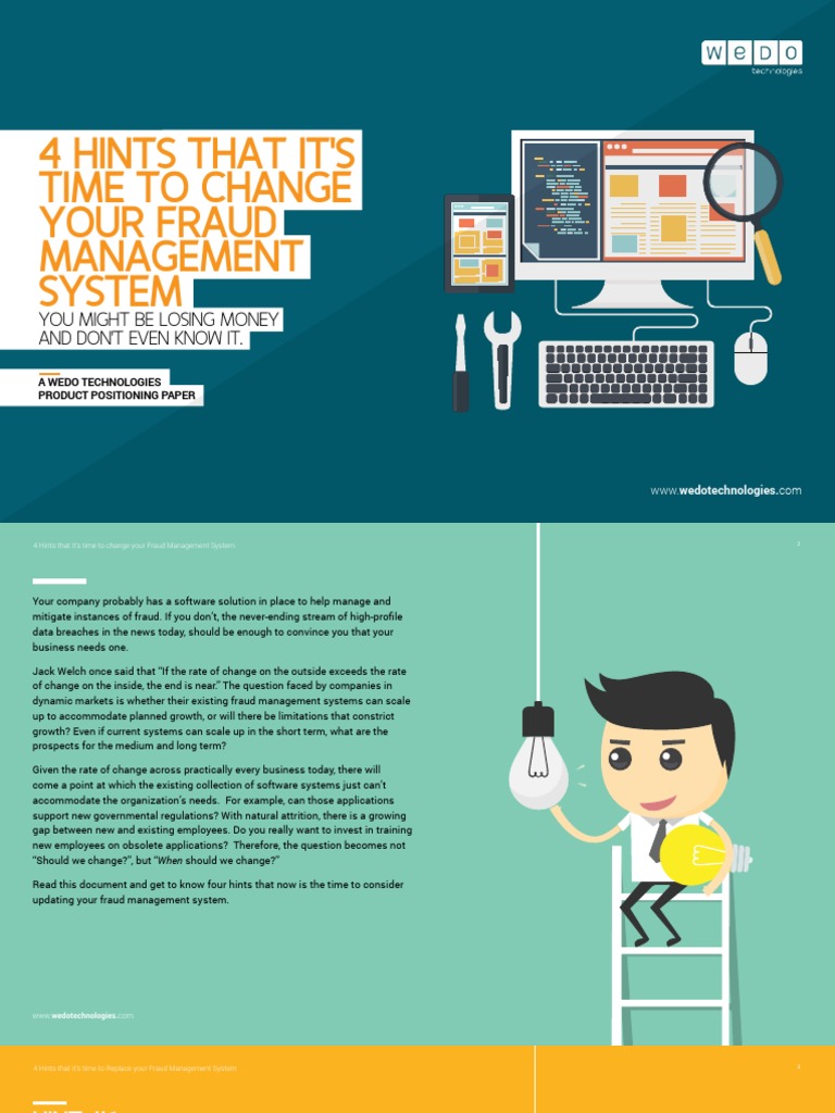 4 Signs to Update Your Fraud System | PDF | Fraud | Analytics