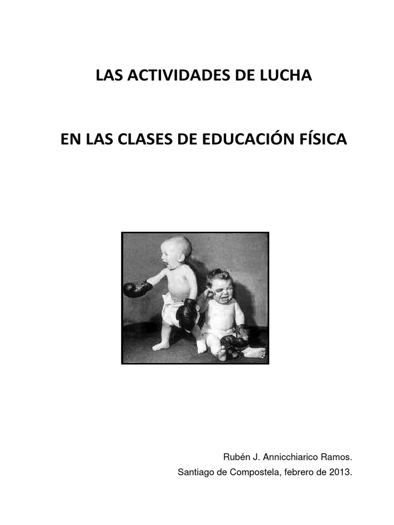 Las Actividades de Lucha en Las Clases de EF | PDF | Evaluación ...