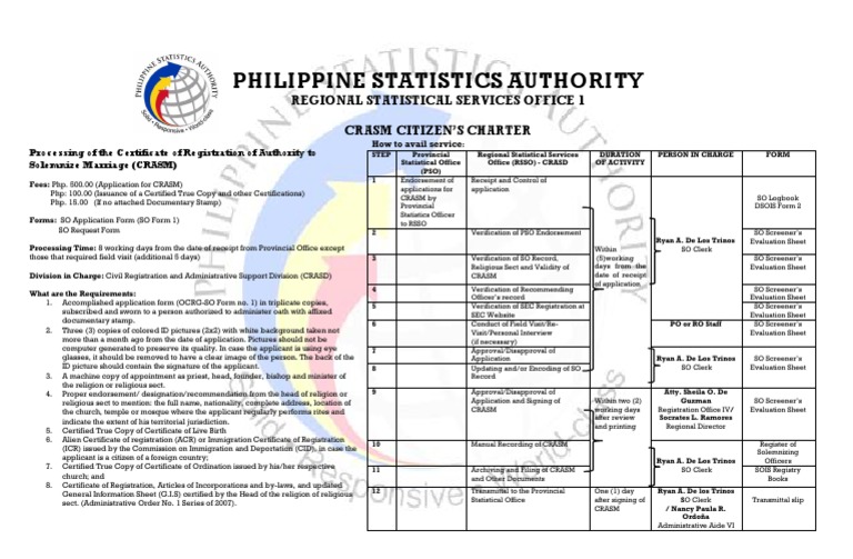 CRASM Application Process and Requirements | PDF | Government ...