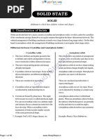 Solid State Chemistry Maharashtra State Board | PDF | Crystal Structure ...