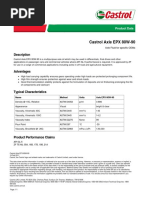 Castrol MHP 153 Data Sheet | PDF | Lubricant | Fuel Oil
