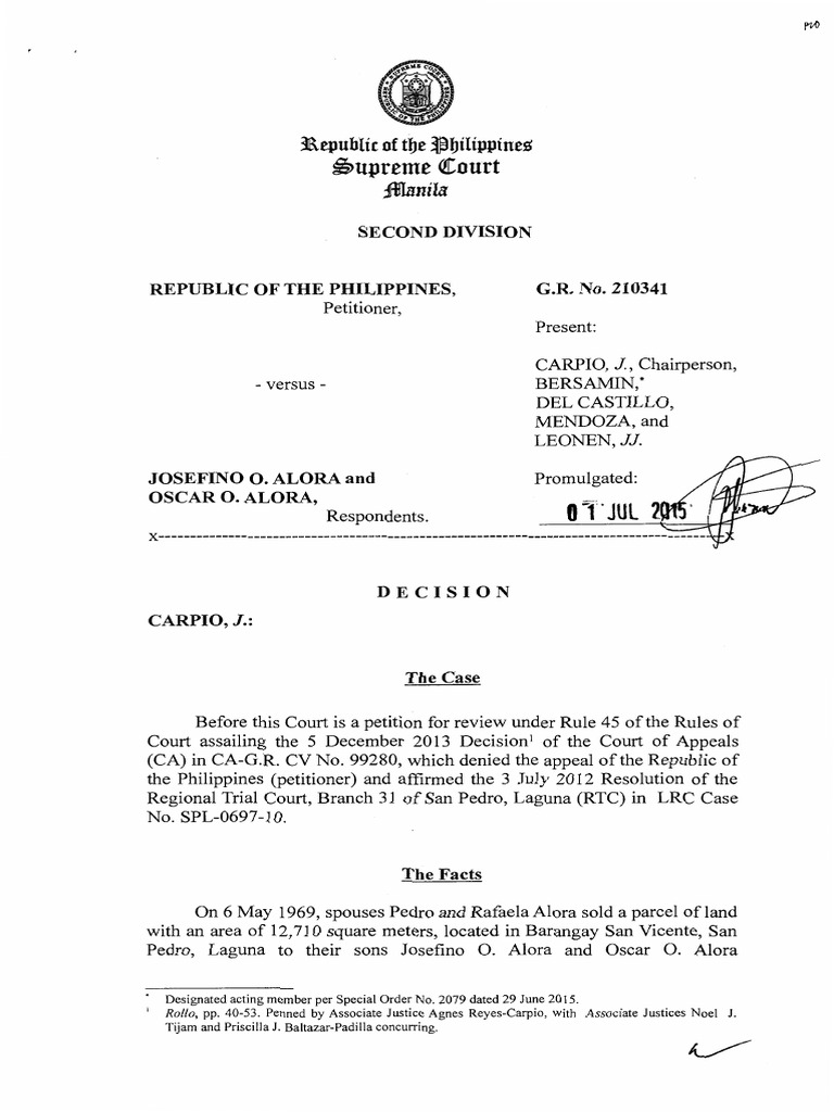 Sample Decision | PDF | Real Property | Conveyancing