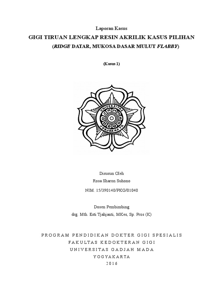 Laporan Kasus GTL Flat N Flabby | PDF