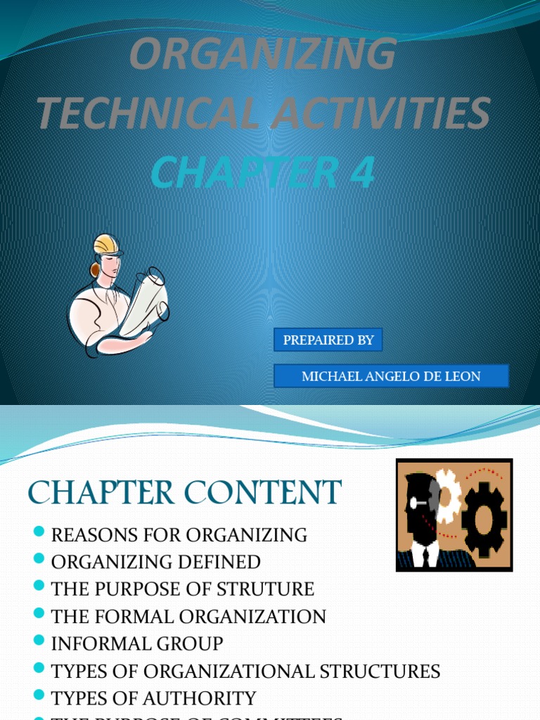 Organizing Technical Activities in Management | PDF | Business | Economies