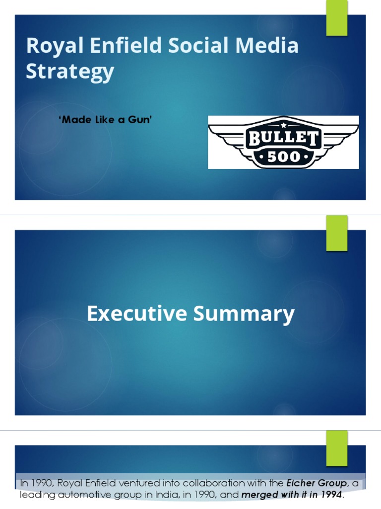 Digital Marketing Strategy By Royal Enfield Pdf Social Media