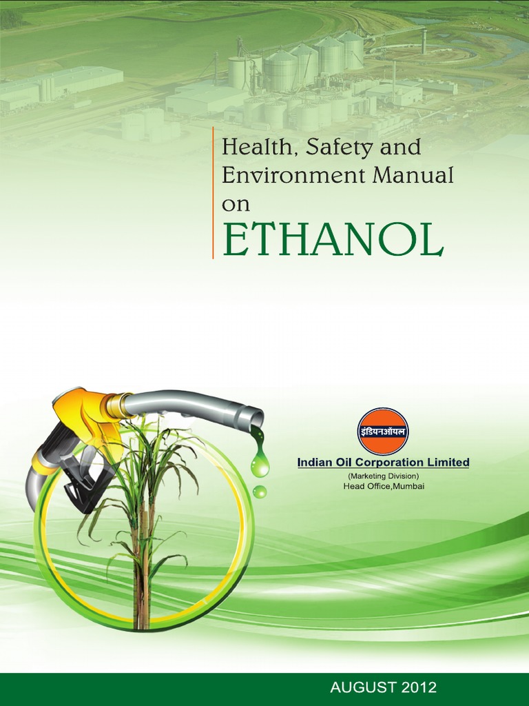 Ethanol Health Safety and Environment Manual | PDF | Gasoline | Ethanol