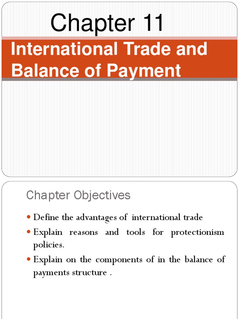 International Trade and Balance of Payment | PDF | Current Account ...