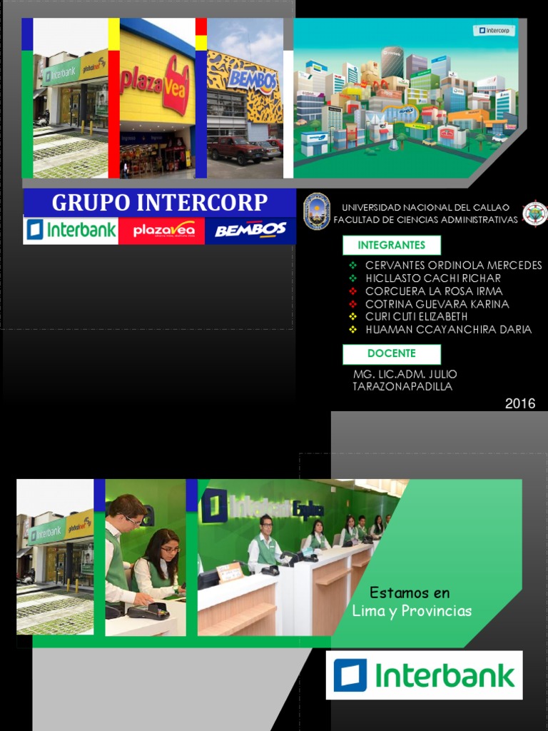 Grupo Intercorp | PDF | Calidad (comercial) | Bancos