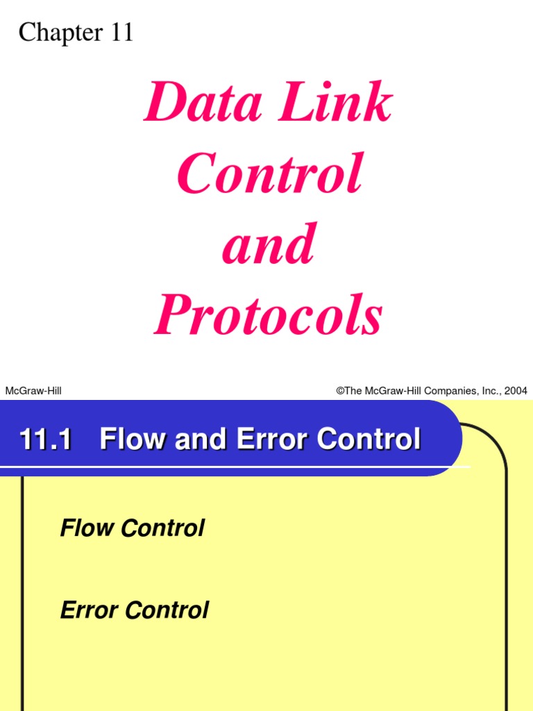 Ch-11data Link Control and Protocols | PDF | Network Architecture ...