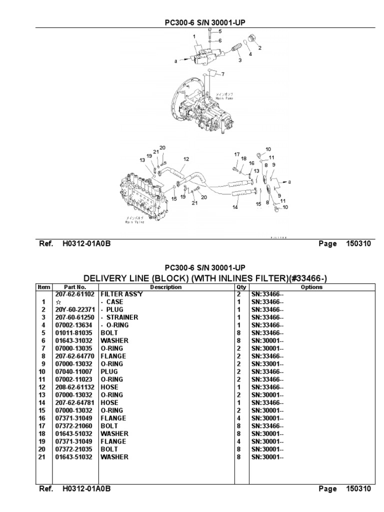 Parts List and Assembly Diagram for an Inline Filter System with Serial ...