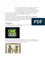 Aeta Culture and Traditions | PDF | Ethnicity