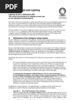 CIBSE Light Levels Guidelines | PDF