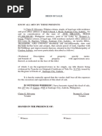 Extra Judicial Settlement of Estate With Deed of Sale | PDF | Deed ...