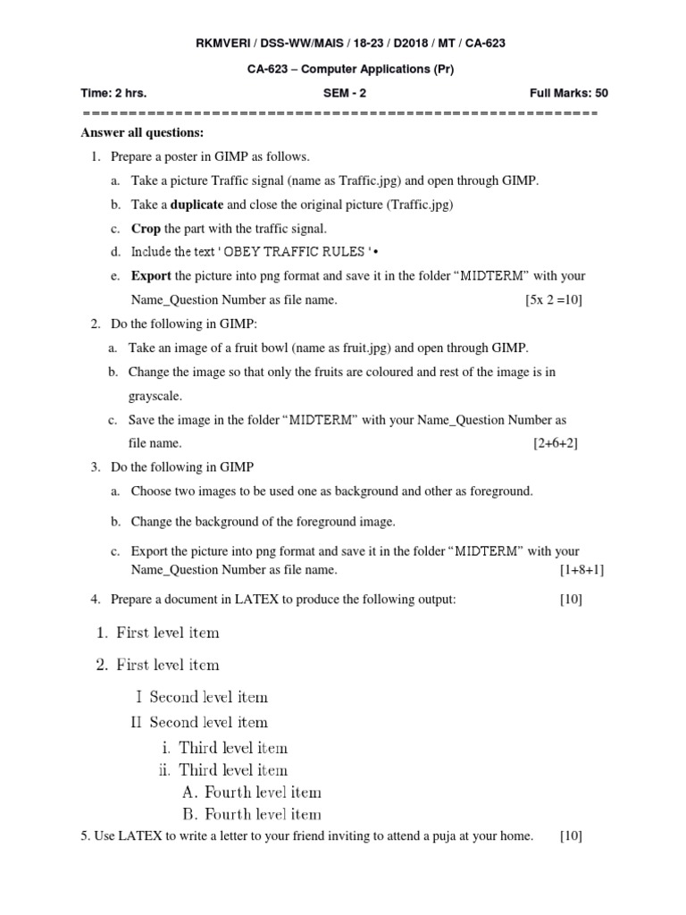 Answer All Questions | PDF