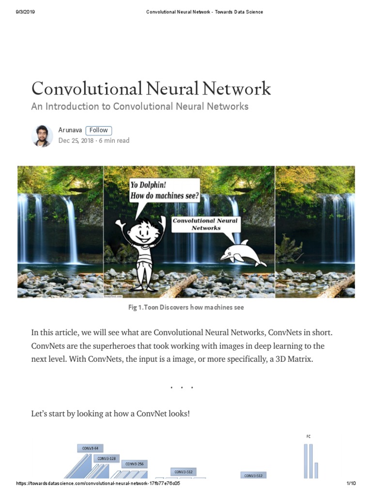 Convolutional Neural Network - Towards Data Science PDF | PDF | Artificial Neural Network ...