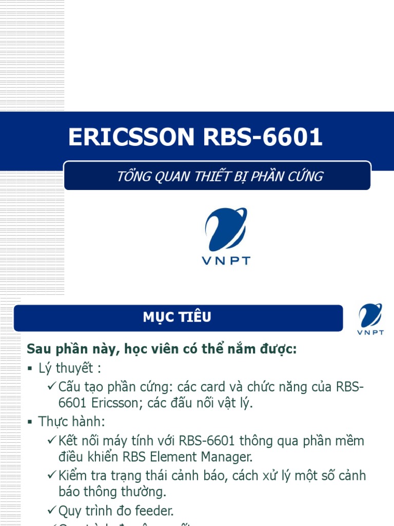 Thiet Bi BTS-NodeB RBS-6601 | PDF