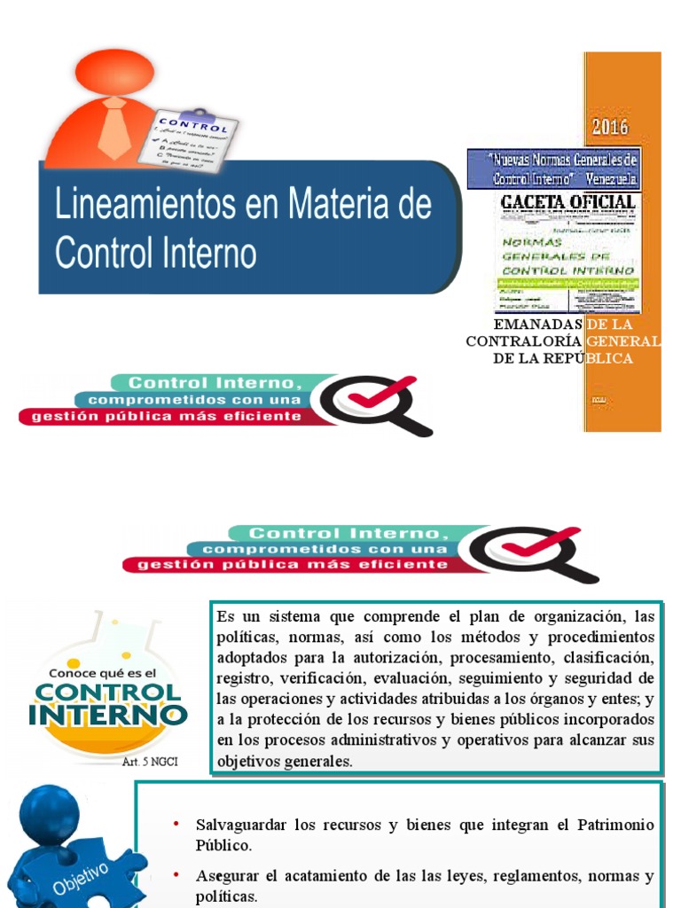 Normas Generales de Control Interno | Descargar gratis PDF ...