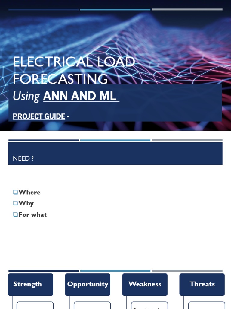 Electrical Load Forecasting Using Ann And Ml Pdf
