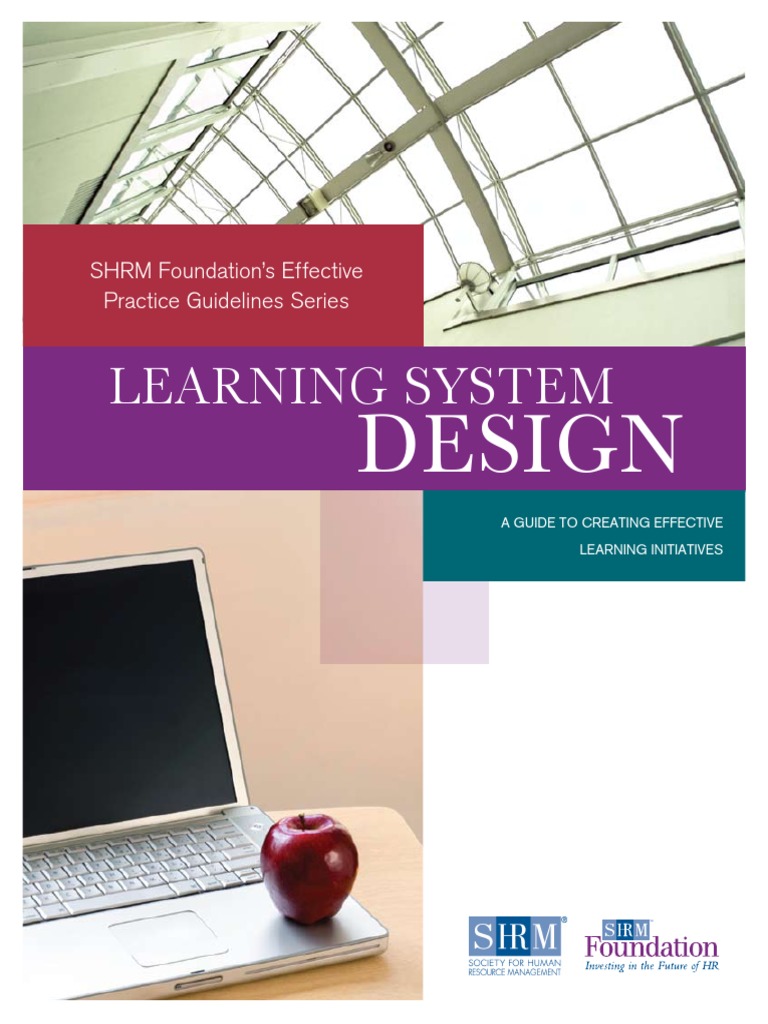 Learning System Design | PDF | Needs Assessment | Strategic Management